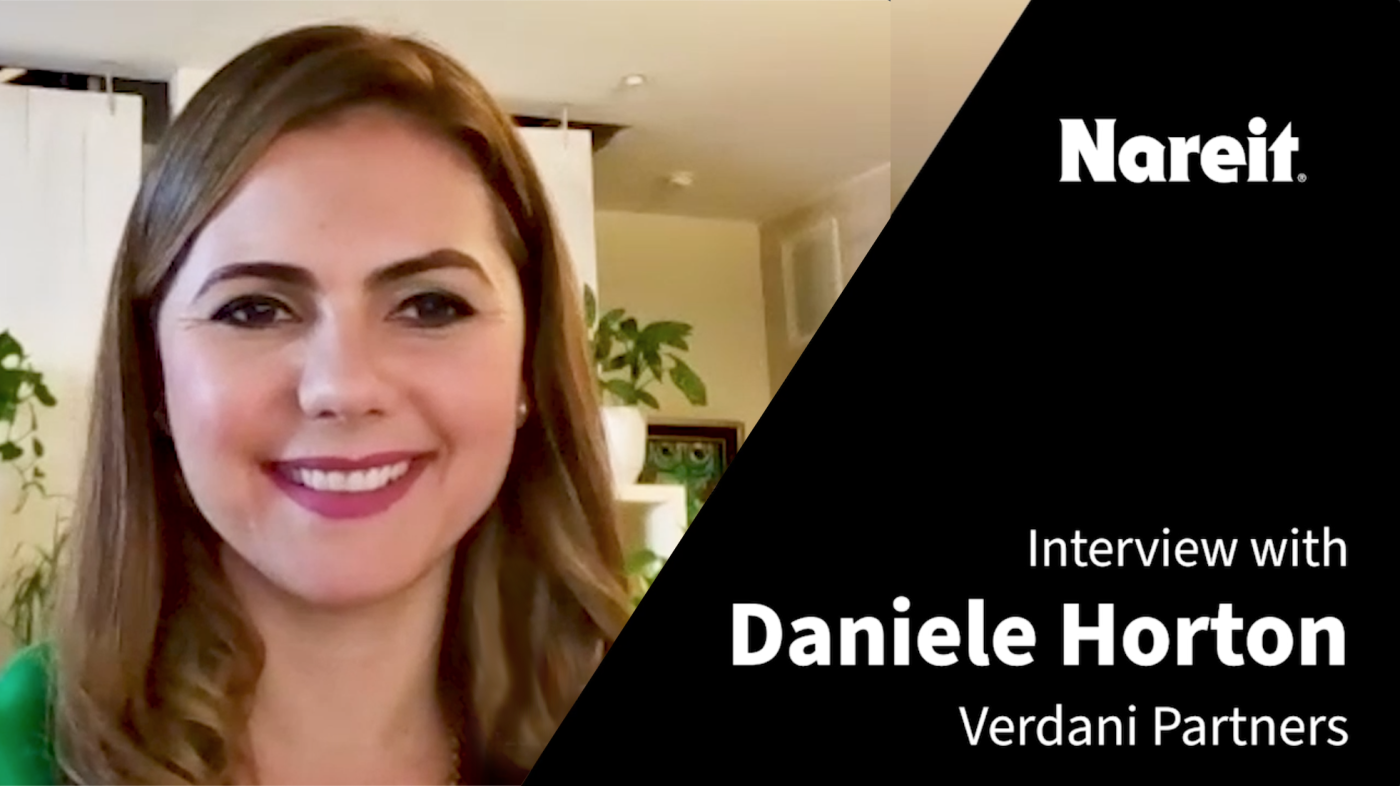 Verdani’s Daniele Horton Says Real Estate Industry Must Accelerate Decarbonization Efforts | Nareit